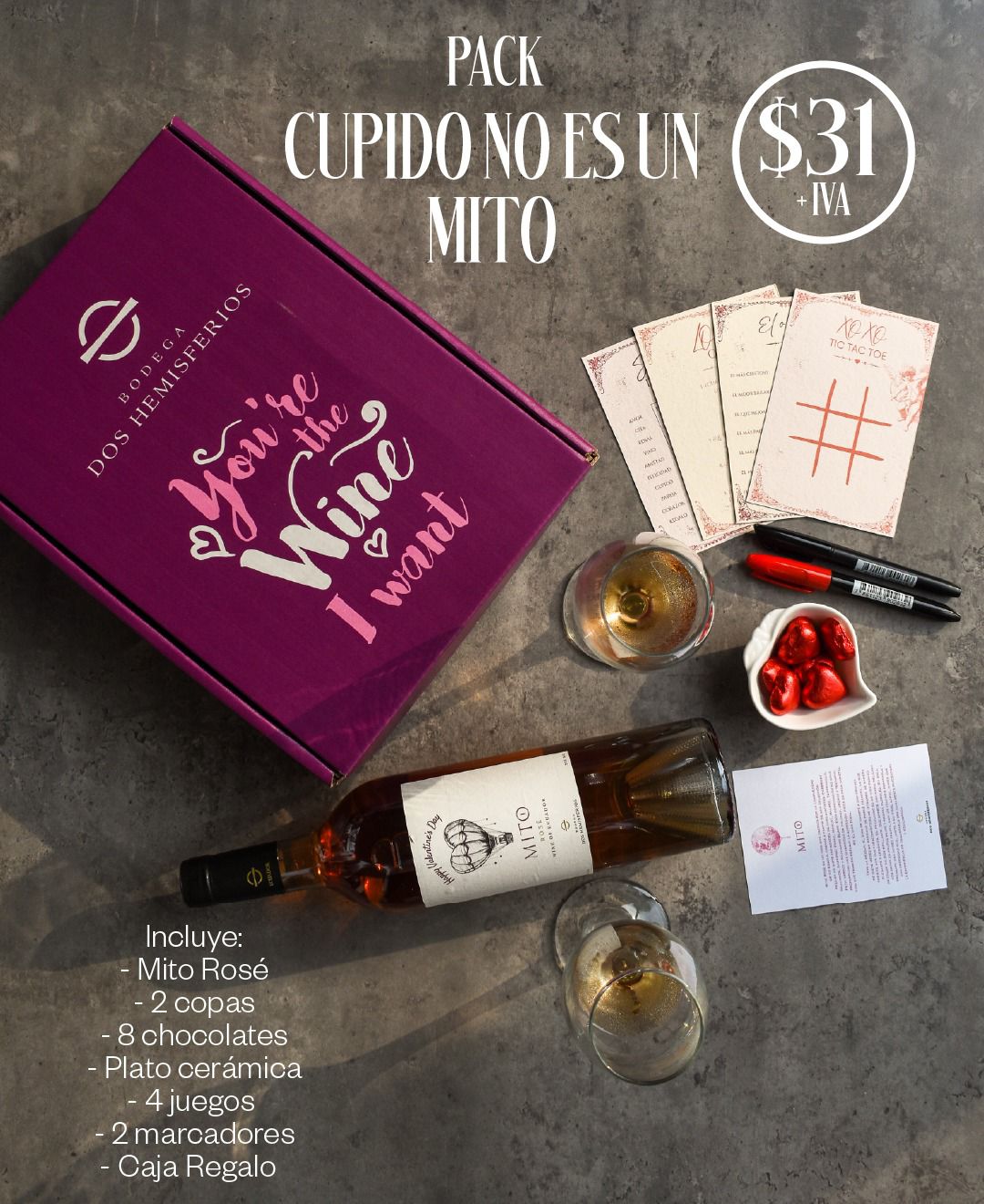 Cupido no es un Mito – Bodega Dos Hemisferios